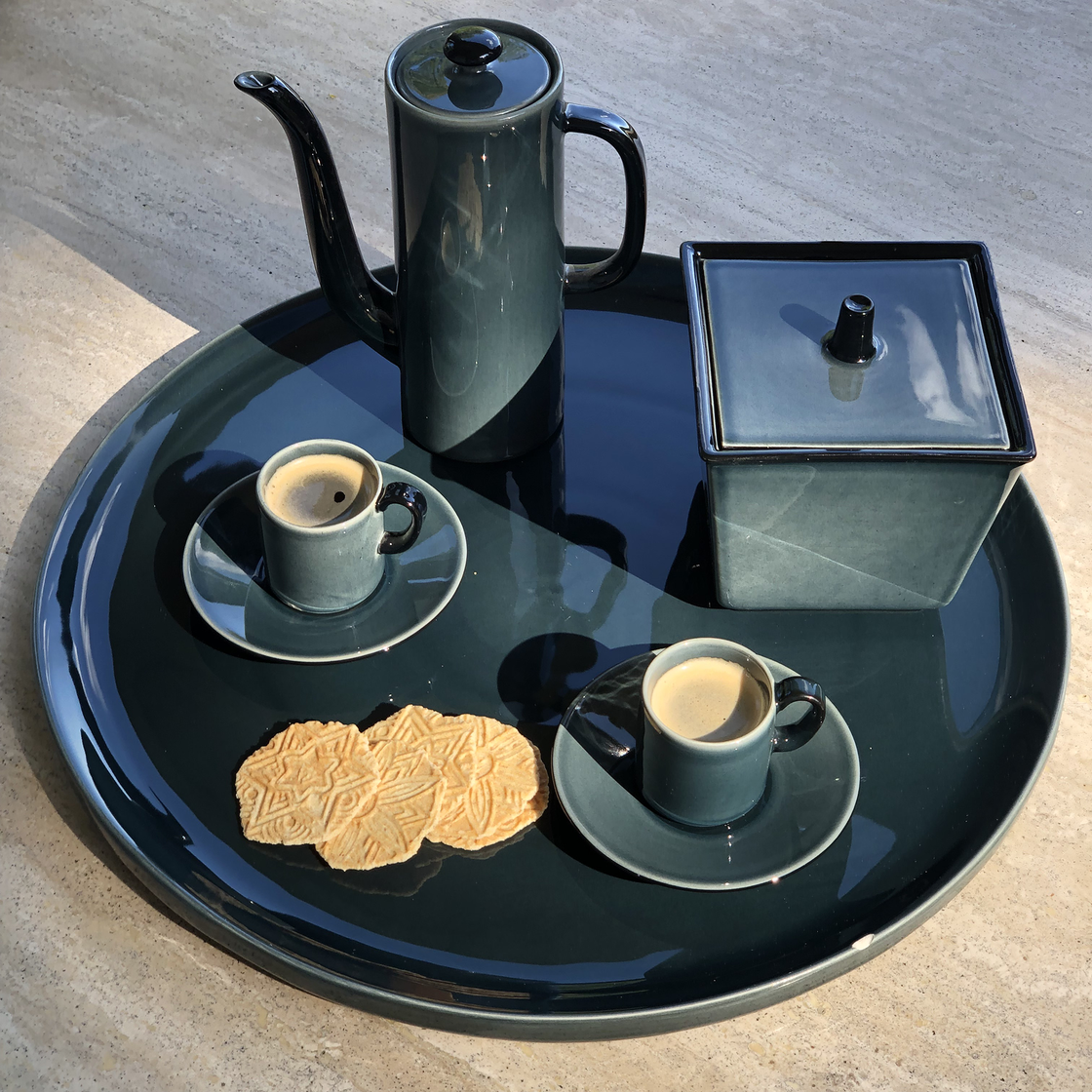 Keramik Espressotasse HB 558 Dekor 051 von Hedwig Bollhagen